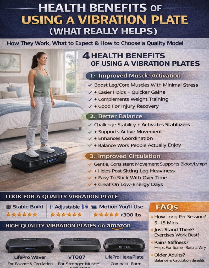 Health Benefits of Using a Vibration Plate (What Really Helps)