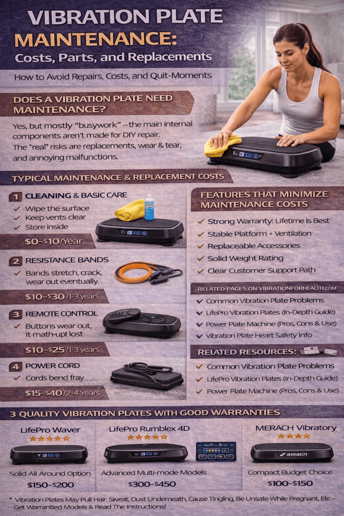 Vibration Plate Maintenance: Costs, Parts, and Replacements