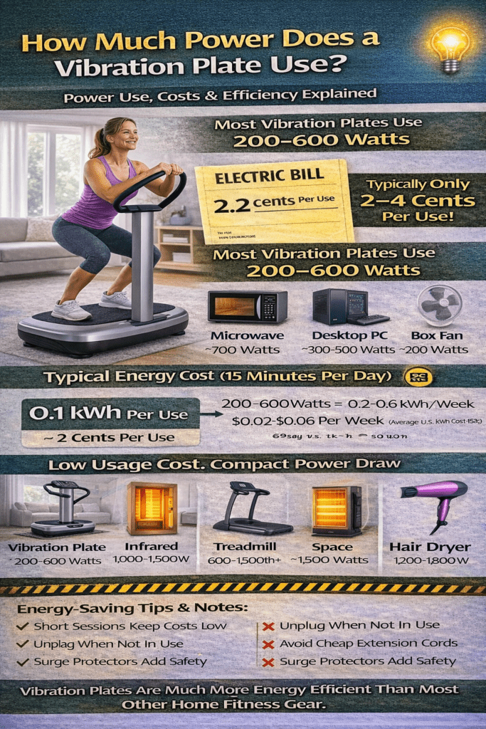 How Much Power Does a Vibration Plate Use?
