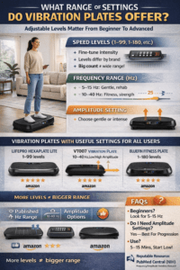 Vibration Plate Settings: What Range Do You Really Need?