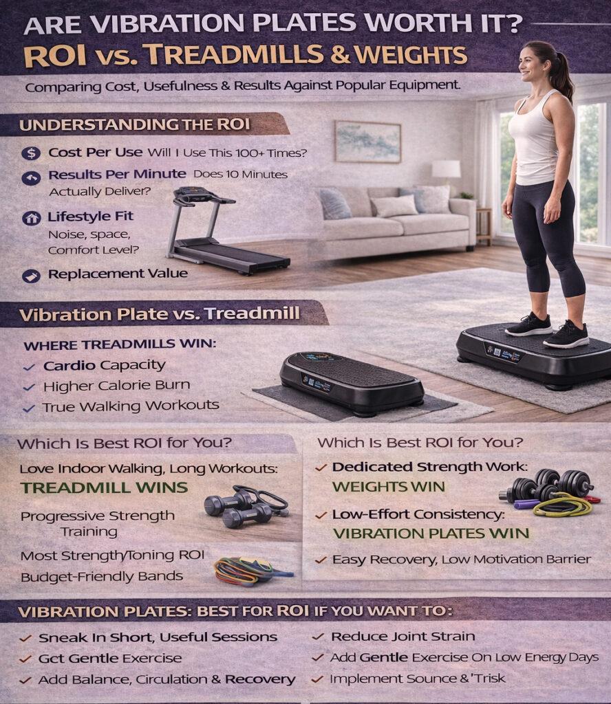 Are Vibration Plates Worth It? ROI vs Treadmills & Weights
